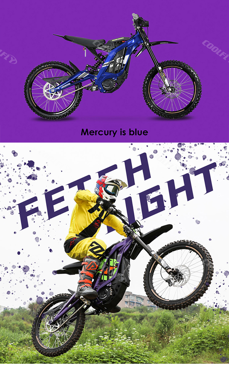 Suron Light Bee X Mid Drive Full Suspension Downhill Electric Dirt Bike ...