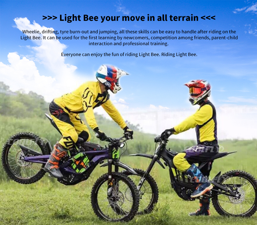 Suron Light Bee X Mid Drive Full Suspension Downhill Electric Dirt Bike ...